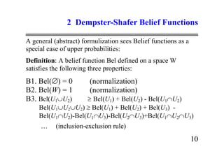 Dempster-Shafer Theory Beliefs Functions | PDF