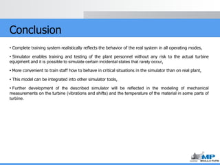 One Solution for Simulation of Steam Turbine Power Upon 210MW | PPT