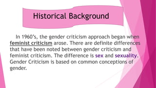 Gender Critcism | PPTX