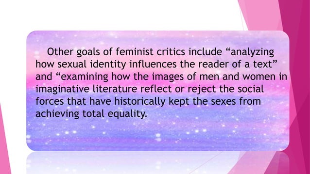 Gender Critcism | PPTX | Books and Literature