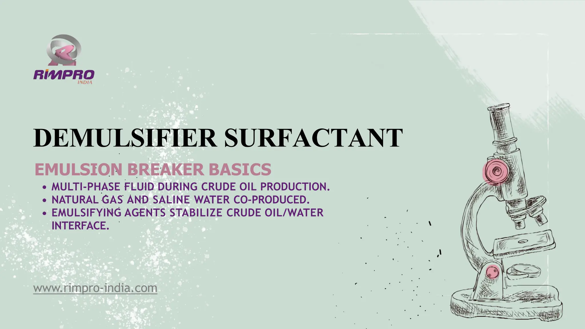 Demulsifier and Surfactant - Rimpro India | PPTX