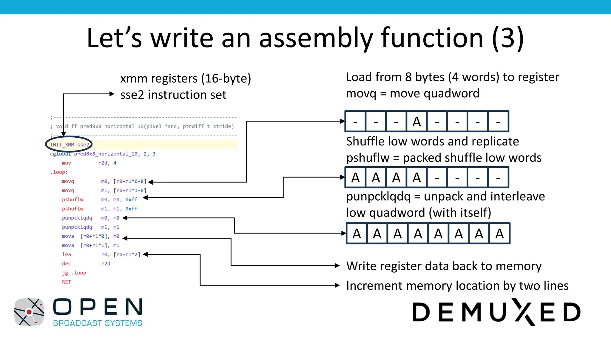 Baby Demuxed's First Assembly Language Function | PDF