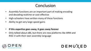 Baby Demuxed's First Assembly Language Function | PDF