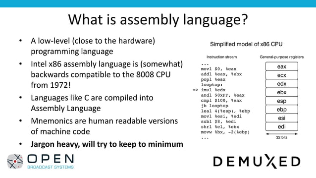 Baby Demuxed's First Assembly Language Function | PDF | Programming ...