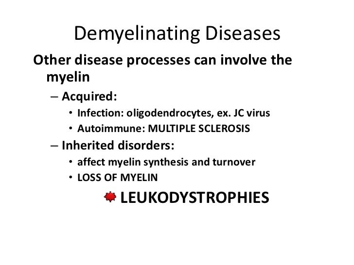 Demyelinating and Degenerative Disorders of the CNS