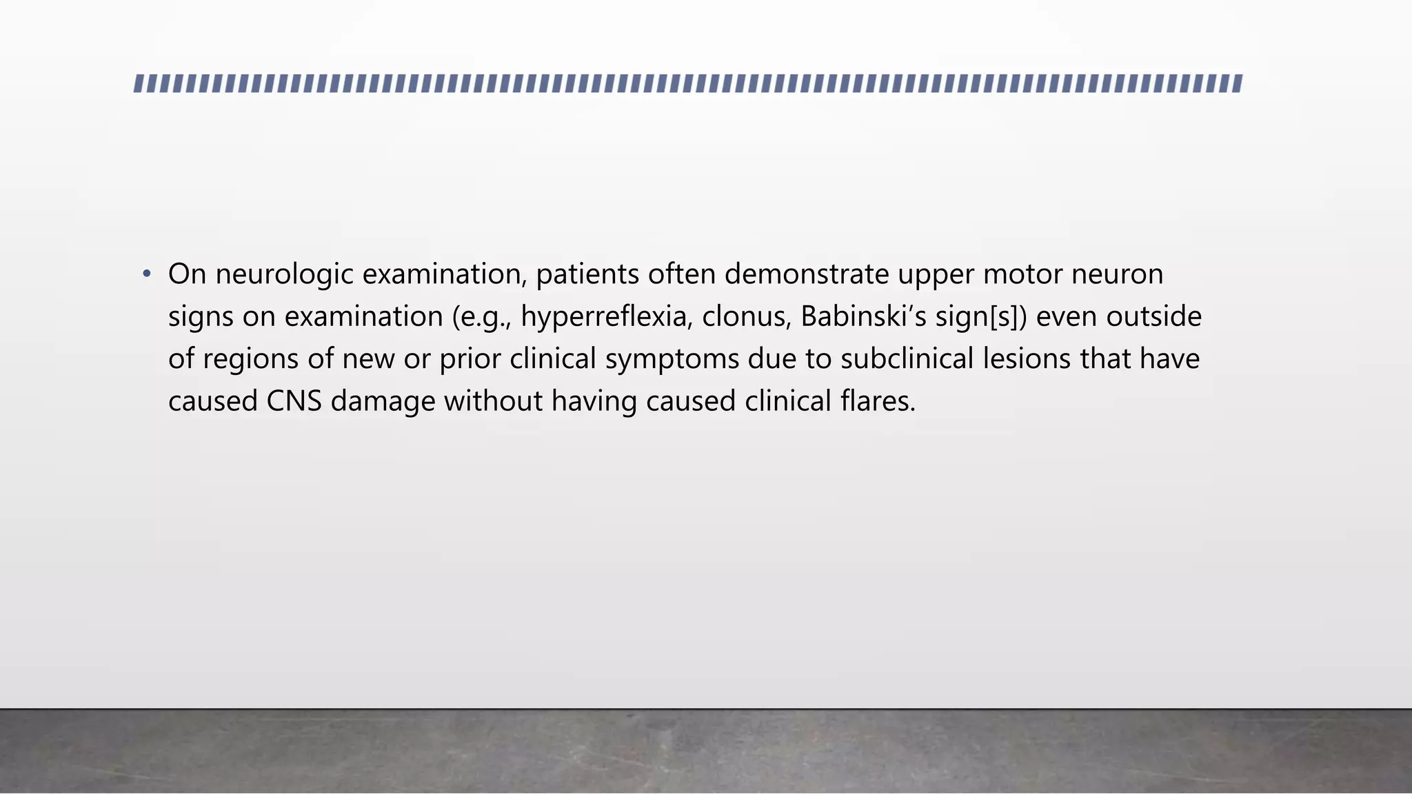 Demyelinating diseases of the central nervous system | PPTX