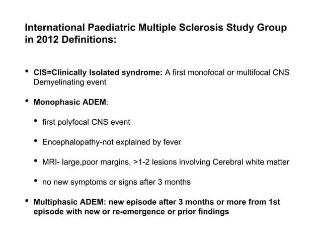 Demyelinating disorders approach | PPTX