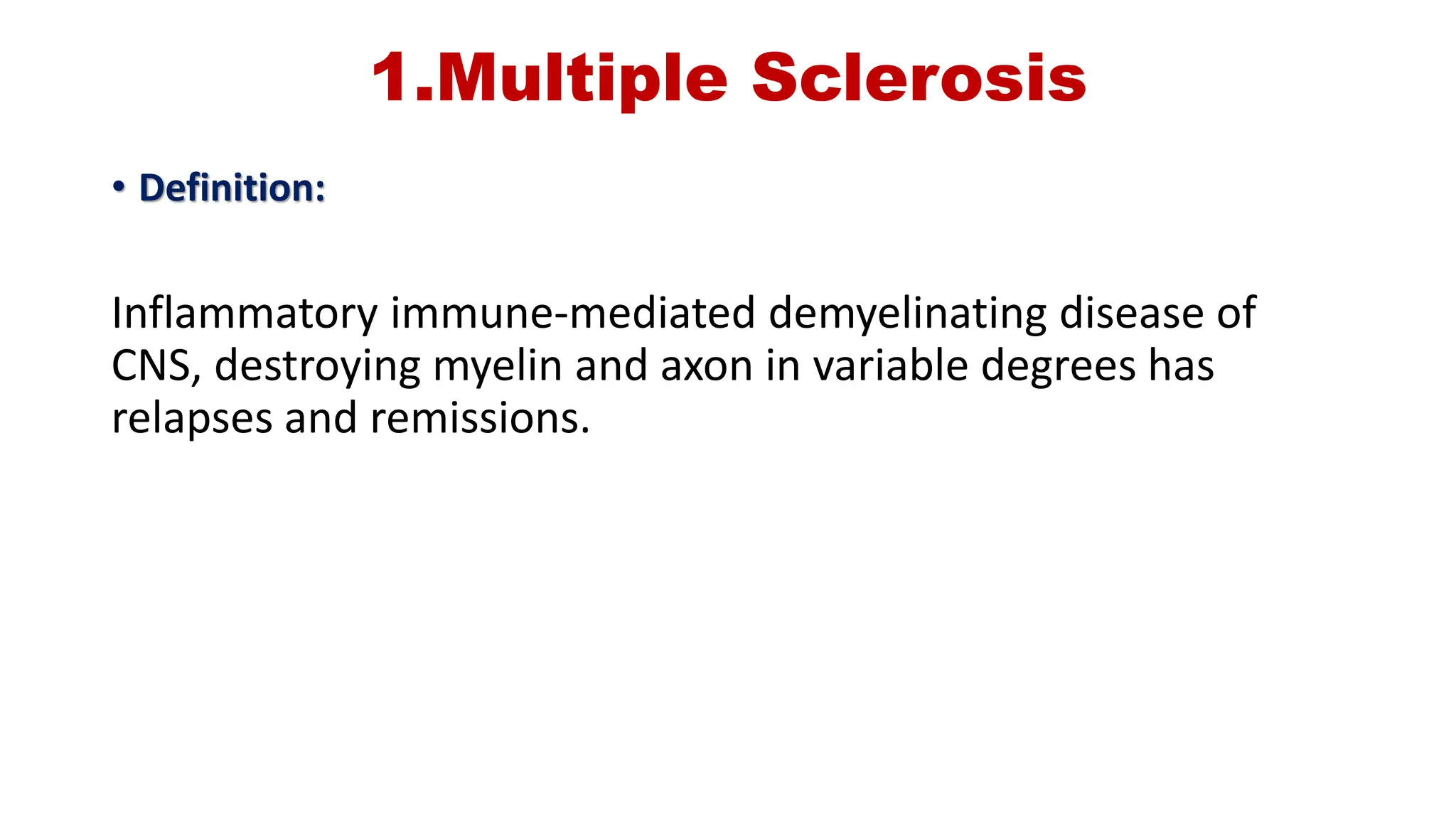 Demylinating Diseases - Multiple Sclerosis.pdf
