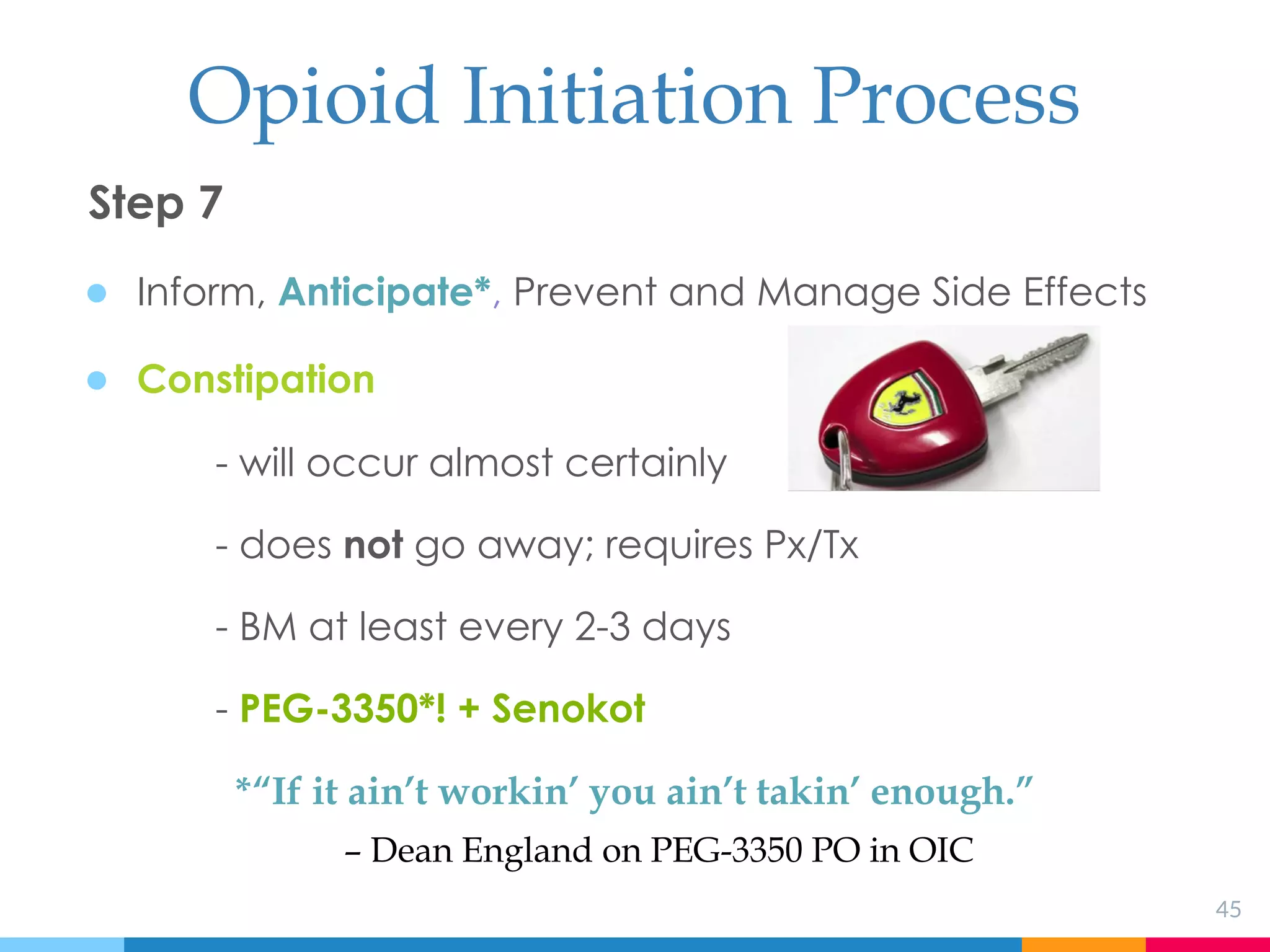 Demystifying The Use of Opioids in Cancer Pain Case | PDF