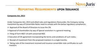 Convertible Notes - India: Issuance, Conversion, Taxation etc | PPT