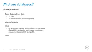 Demystfying nosql databases | PPT