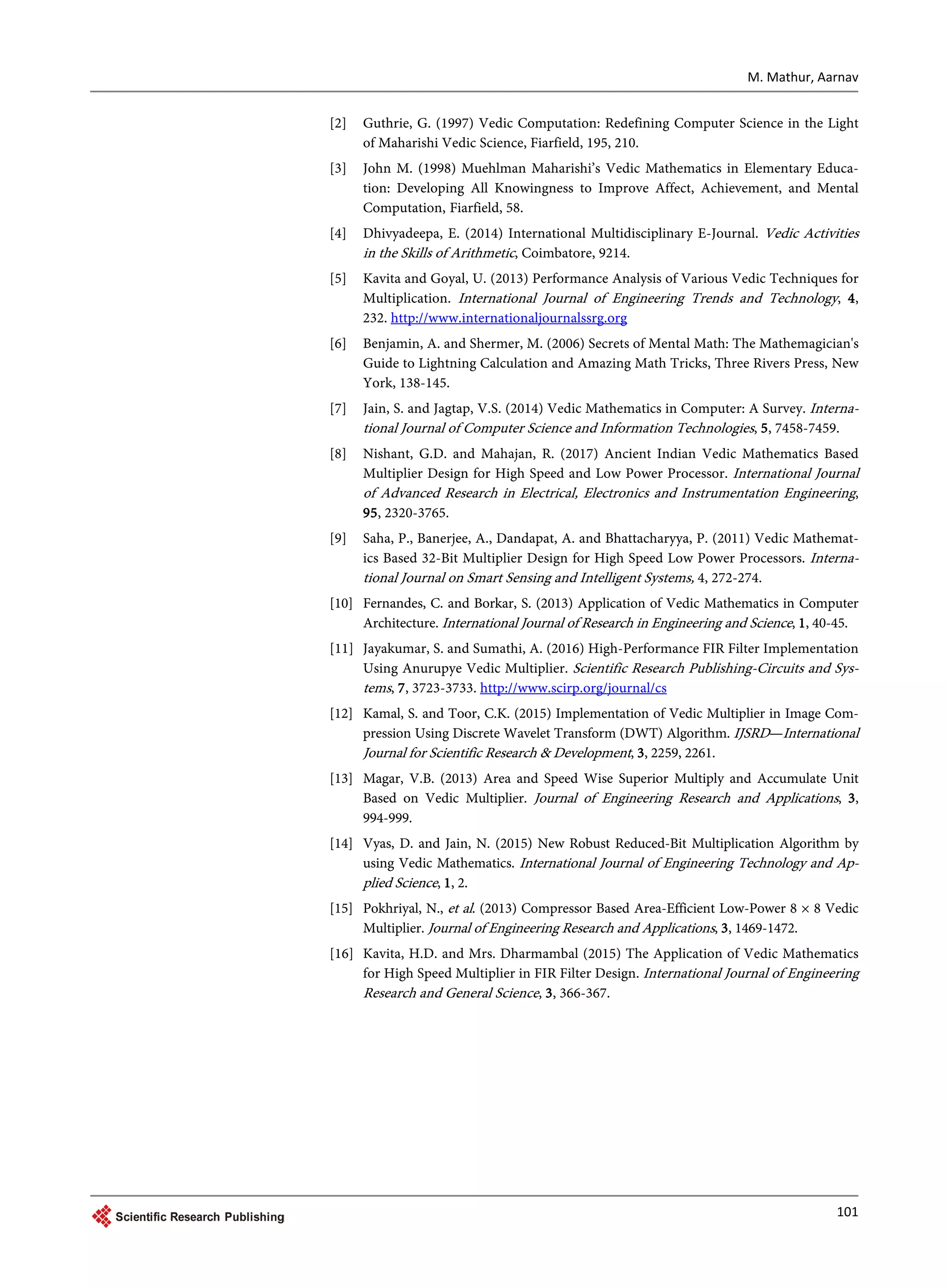 Demystification Of Vedic Multiplication Algorithm Pdf 3245