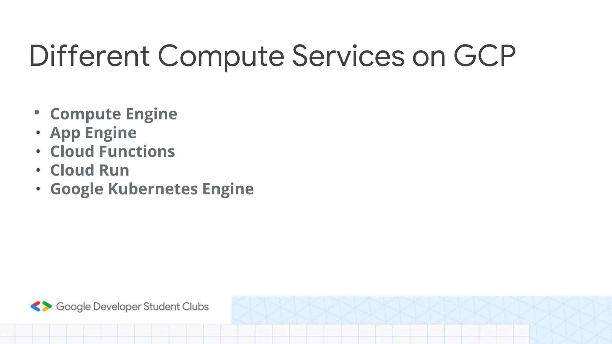 Demystify gcp compute services | PPTX