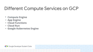 Demystify gcp compute services | PPTX