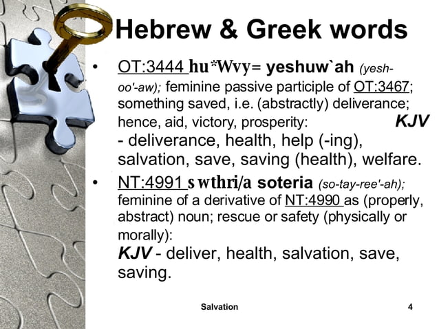 Demystifying Bible Terms Salvation | PPT | Christianity | Religion ...