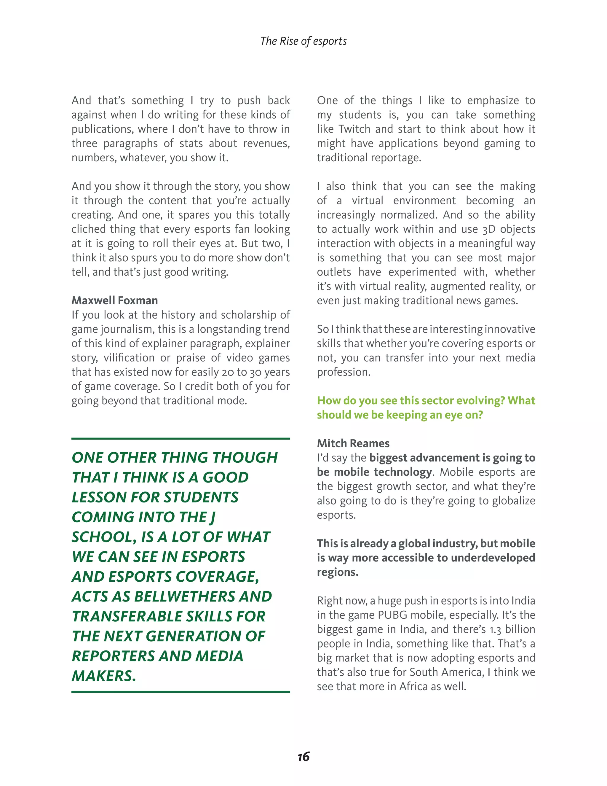 Demystifying Media: The rise of esports | PDF