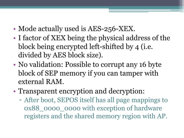 Demystifying Secure enclave processor | PPT