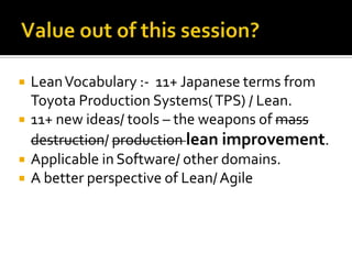 Demystifying 11 japanese jargons from tps lean | PPTX