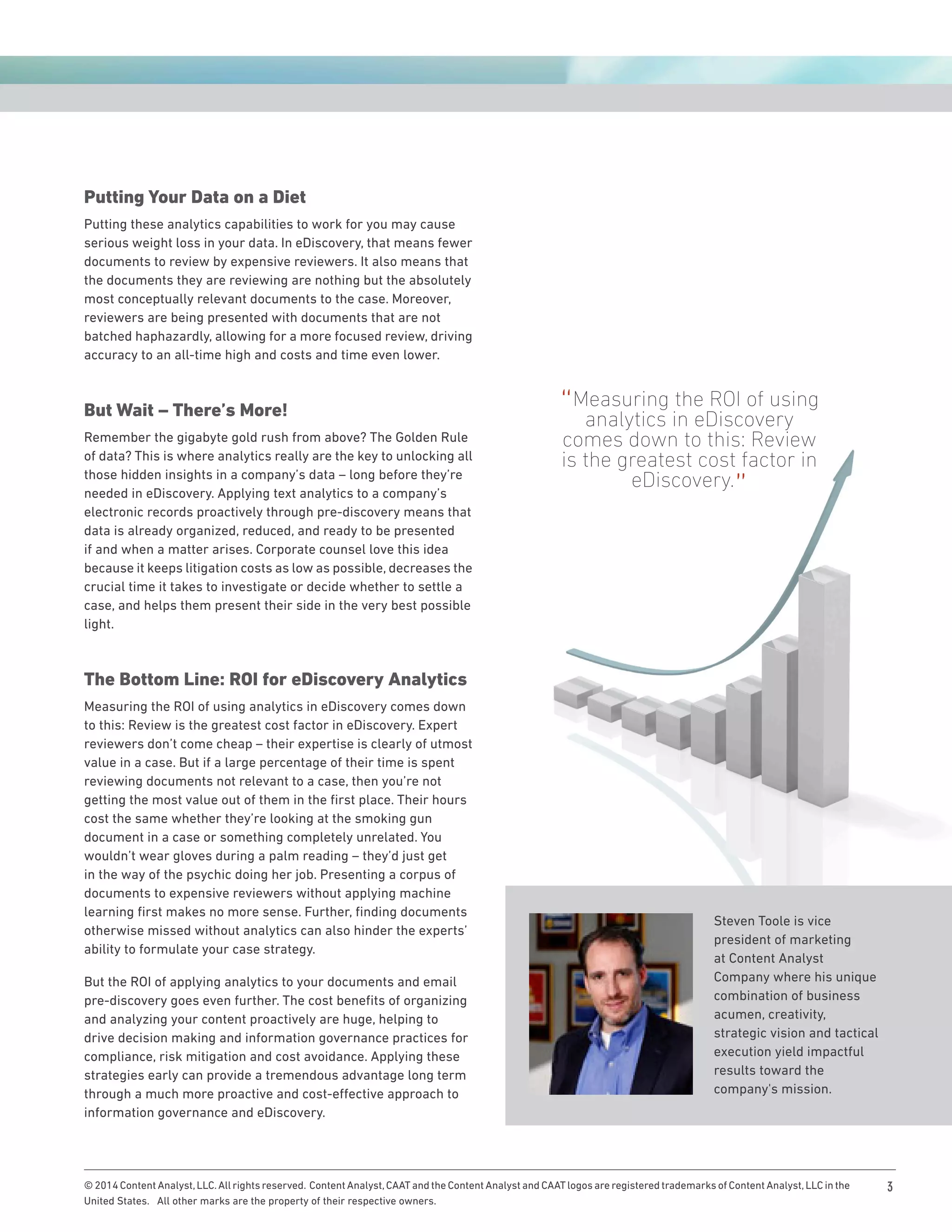 Demystifying analytics in e discovery white paper 06-30-14 | PDF