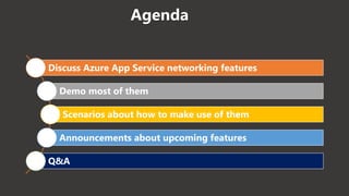 Demystifying Azure App Service Networking | PPT