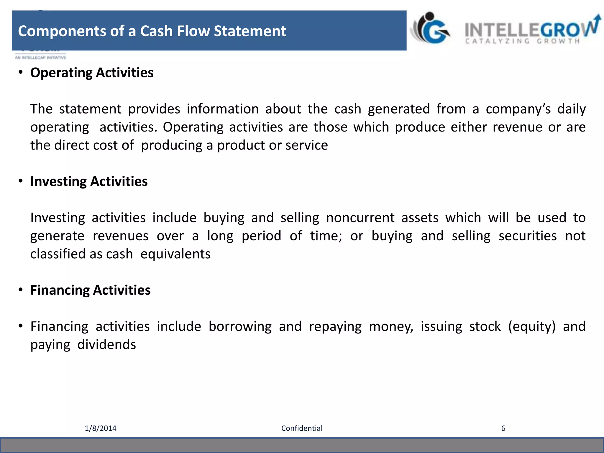 Startup Finance Guide: Building Cash Flow Statements | PPTX