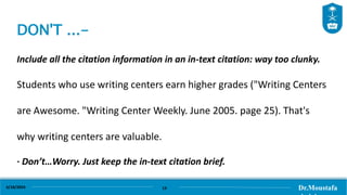 Demystifying Citation and Documentation.ppsx