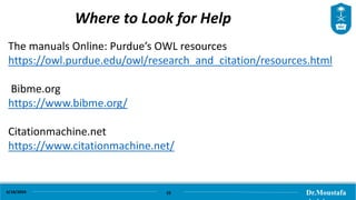 Demystifying Citation and Documentation.ppsx