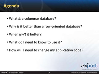Demystifying Columnar Databases | PPT