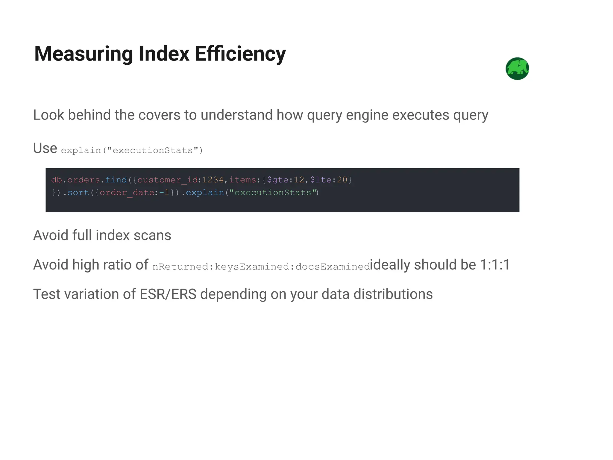 Performance Optimization MongoDB: Compound Indexes | PDF