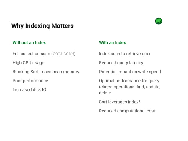 Performance Optimization MongoDB: Compound Indexes | PDF