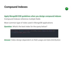 Performance Optimization MongoDB: Compound Indexes | PPT