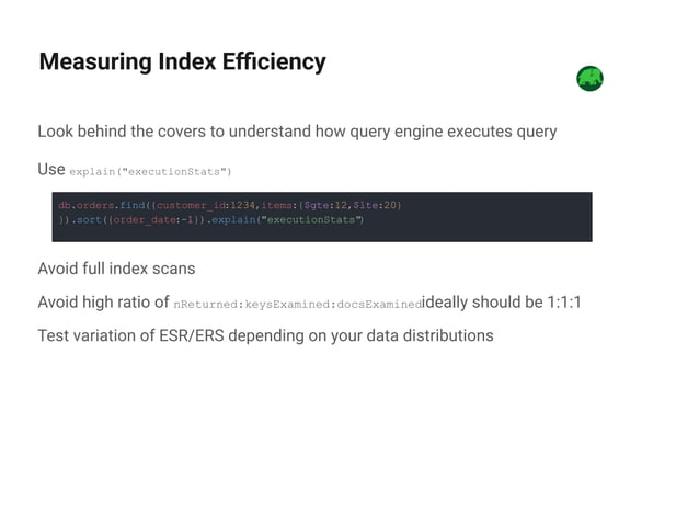 Performance Optimization MongoDB: Compound Indexes | PDF