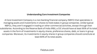 Demystifying Core Investment Companies Your Comprehensive Guide to CICs ...