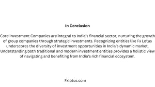 Demystifying Core Investment Companies Your Comprehensive Guide to CICs ...