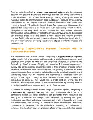 Demystifying Cryptocurrency Payment Gateways How They Work | PDF
