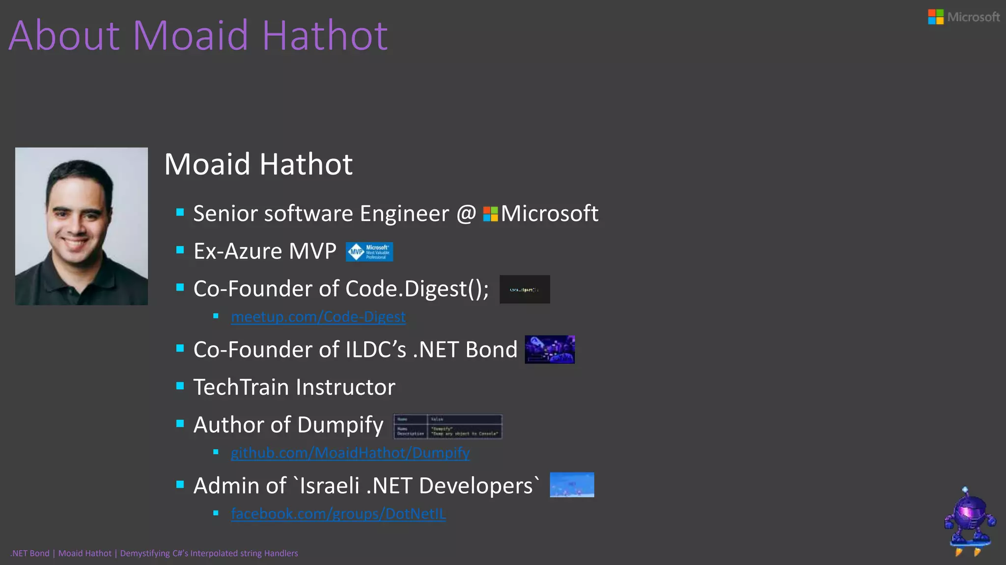 Demystifying C#'s Interpolated string Handlers | PPT