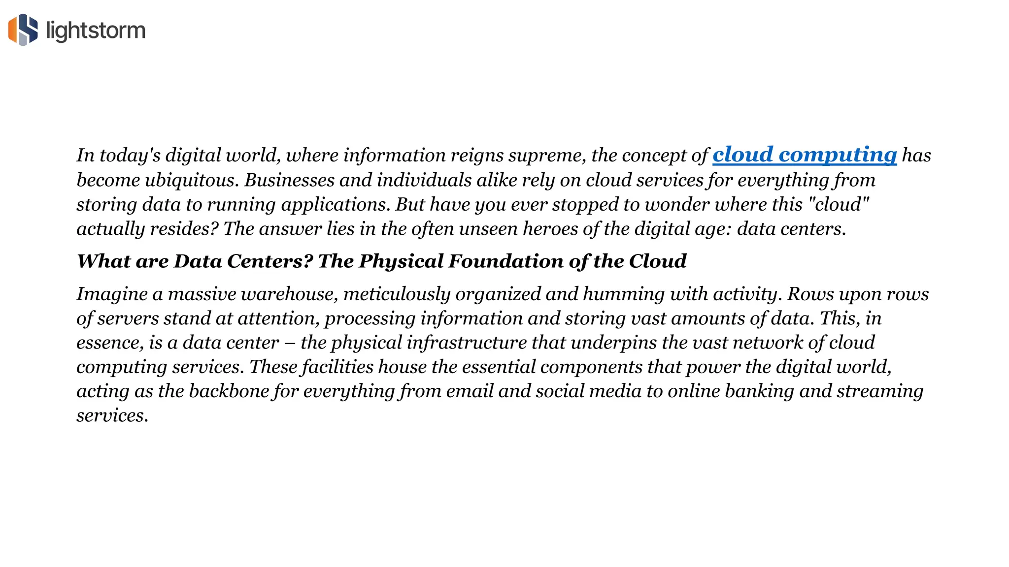Demystifying Data Centers The Backbone of Cloud Computing.pptx