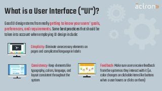 Demystifying design: UX vs. UI