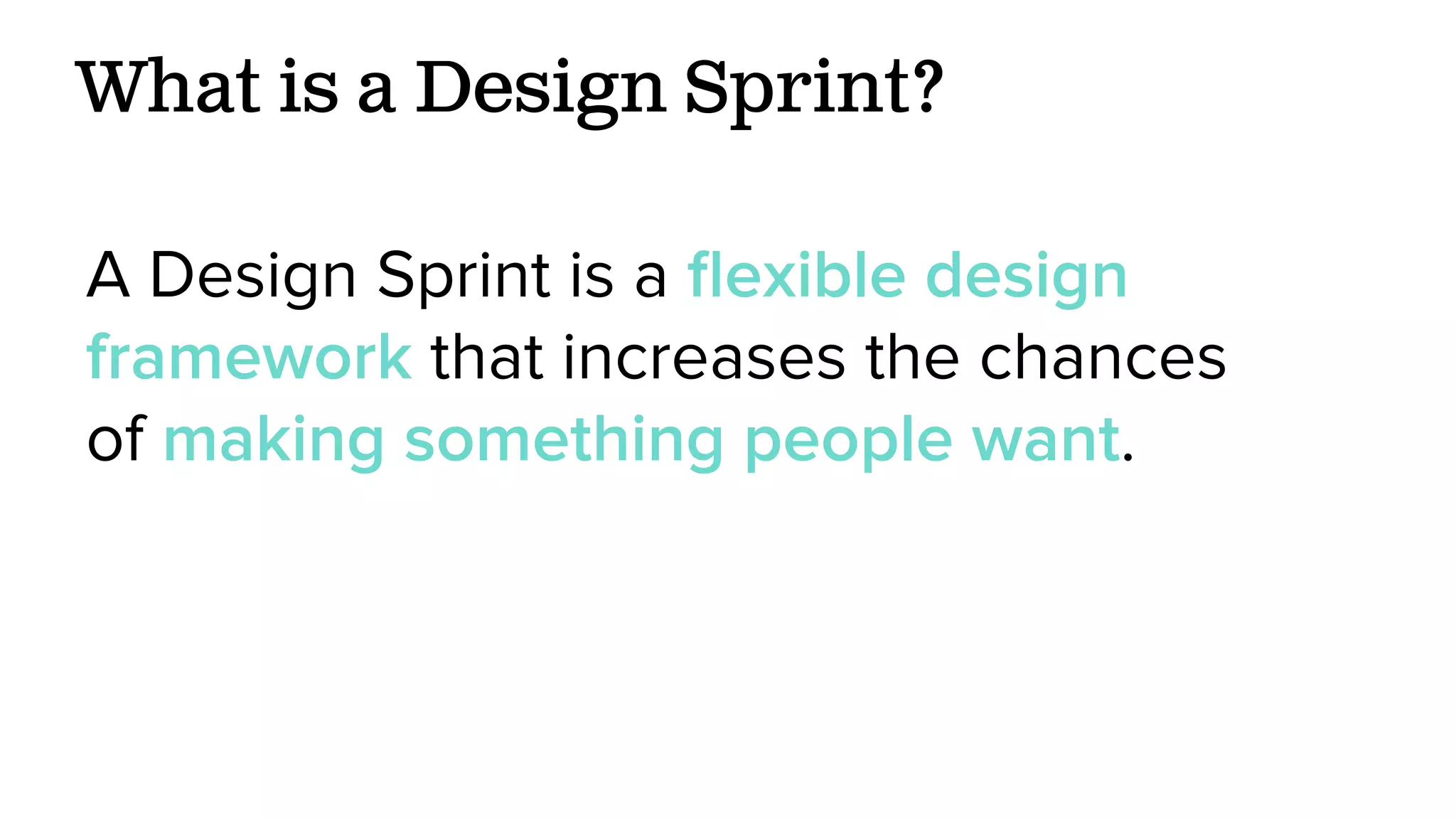 Demystifying the Design Sprint | PPT