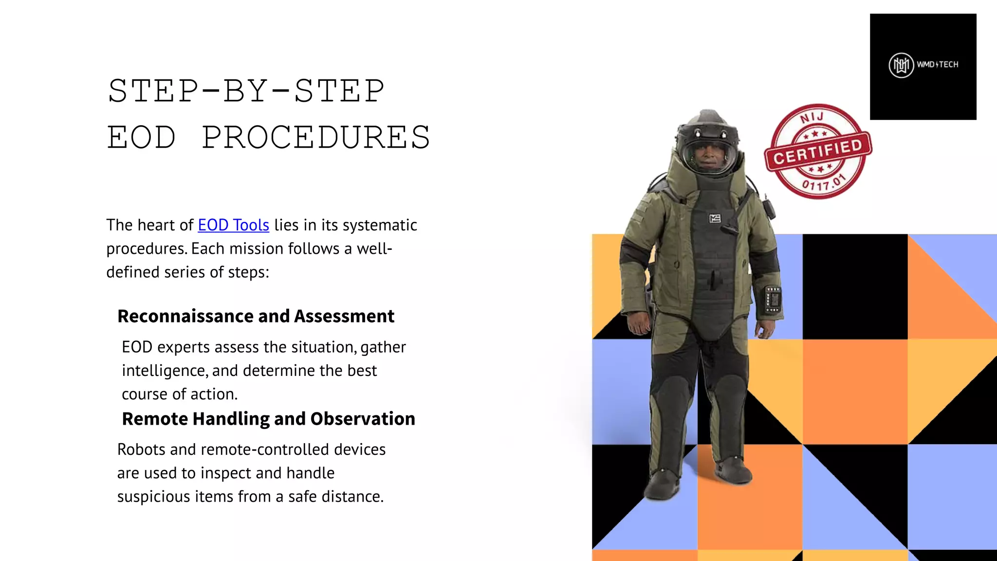 EOD Excellence: Tools, Techniques, and Safety Protocols | PPTX