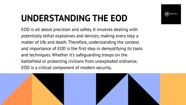 EOD Excellence: Tools, Techniques, and Safety Protocols | PPTX