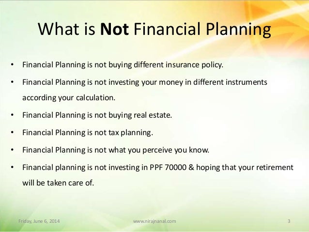 Demystifying financial planning!! Demystifying financial planning!!