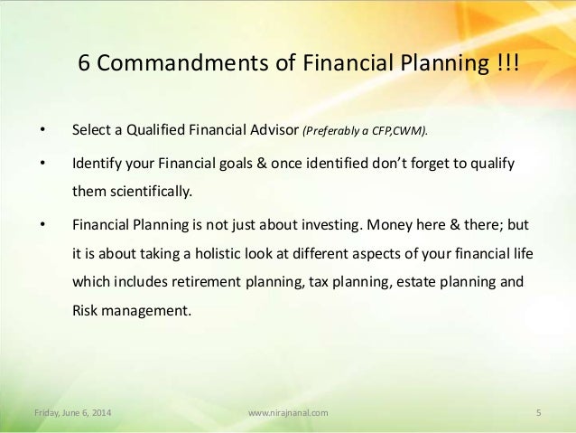 Demystifying financial planning!! Demystifying financial planning!!