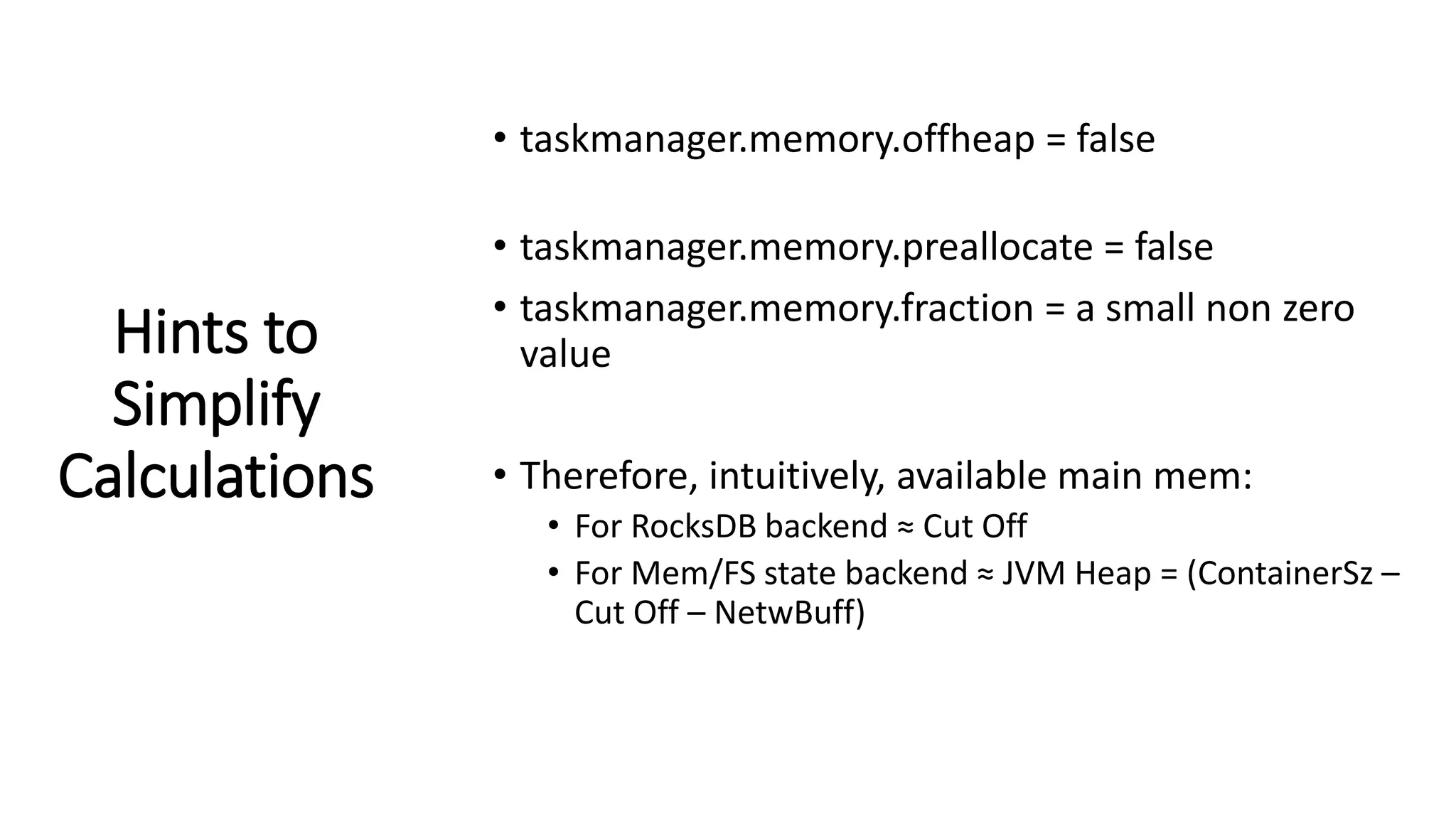 Demystifying flink memory allocation and tuning - Roshan Naik, Uber | PPTX