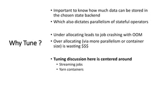 Demystifying flink memory allocation and tuning - Roshan Naik, Uber | PPTX