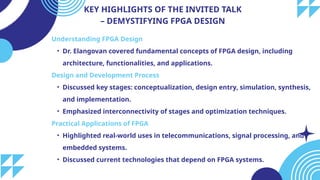 Demystifying FPGA Design KRCT trichy.... | PPT