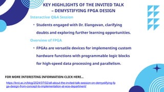 Demystifying FPGA Design KRCT trichy.... | PPT