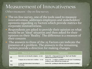 Demystifying corporate innovation. Releasing creativity. | PPTX