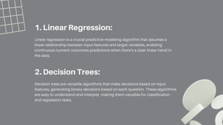 Unveiling the World of Machine Learning Algorithms: An In-Depth Guide | PPT