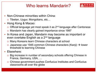 Demystifying Mandarin - Learn Chinese by Hutong School | PPTX